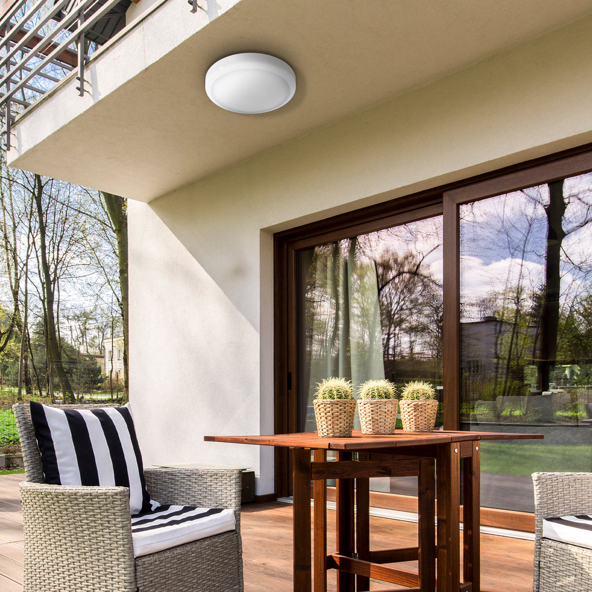 Abbey 23W Oyster LED Ceiling Light – Verve Lighting